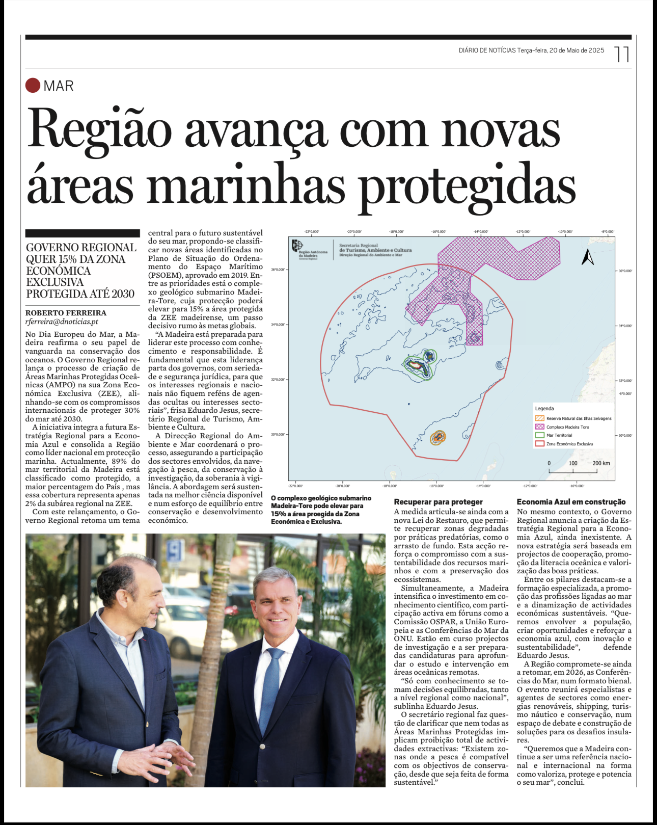 Autonomous Region of Madeira moves forward with new Marine Protected ...